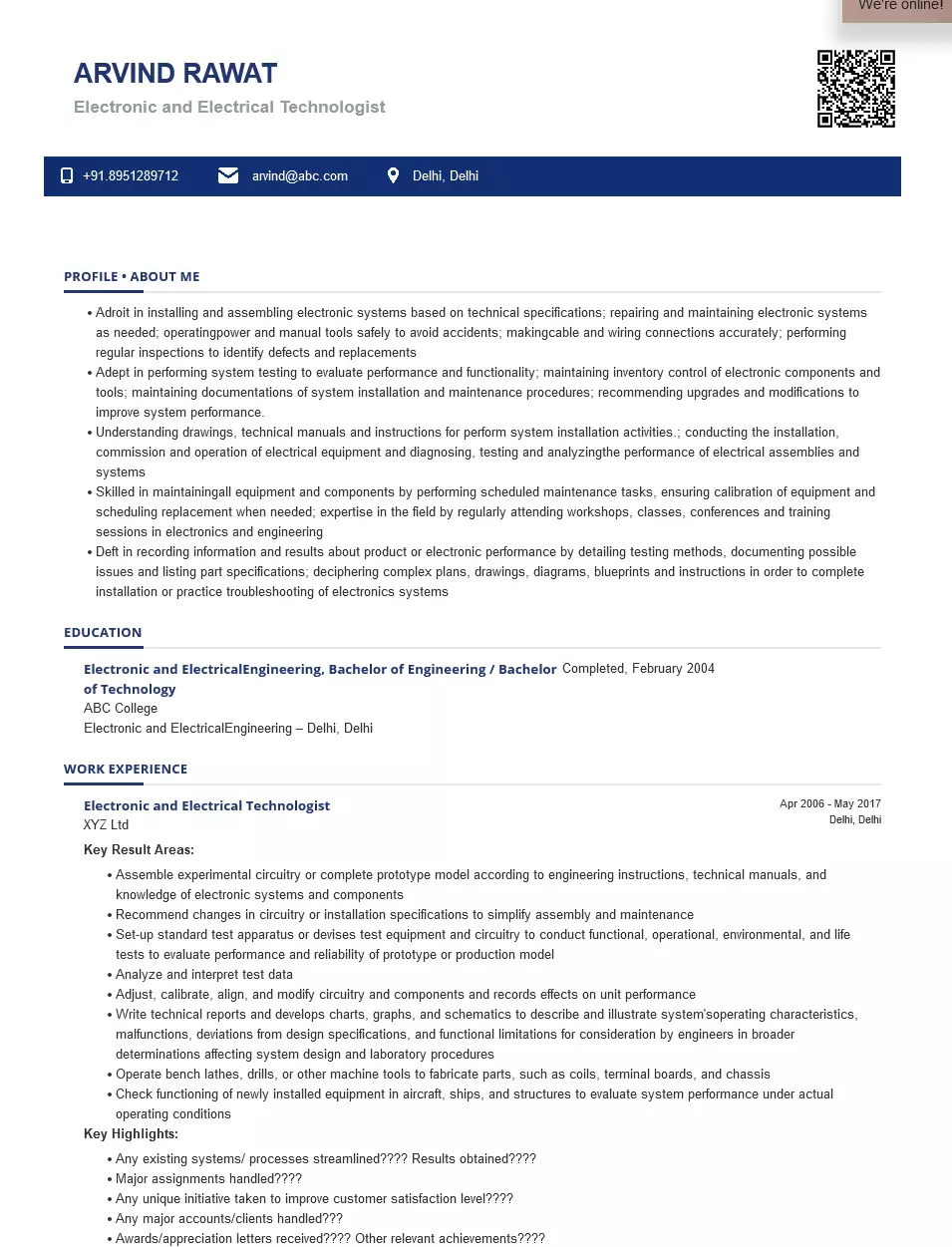 Electronic and Electrical Components Sample & Ready To Use Example ...