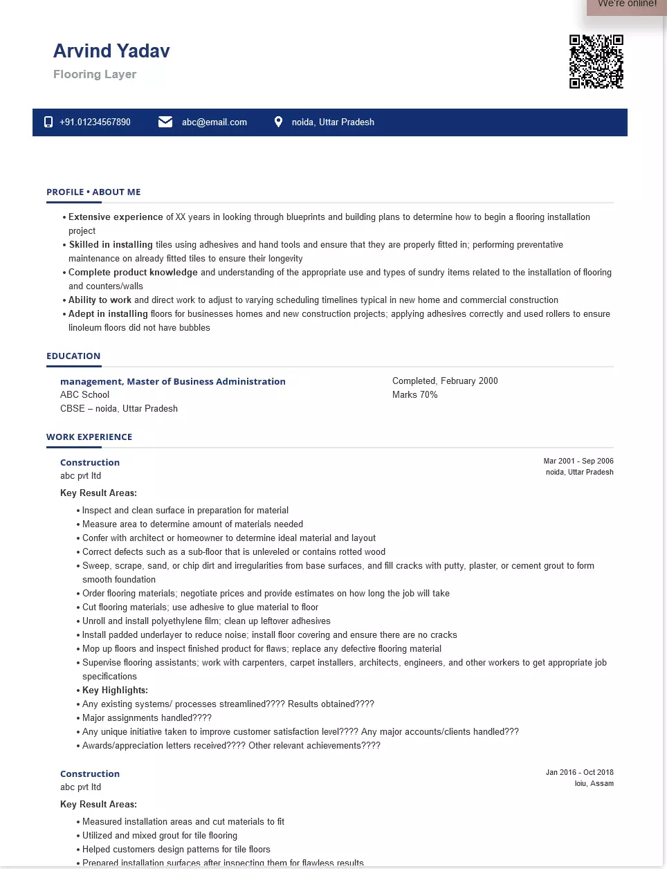 Flooring Resume Format | Floor Roma